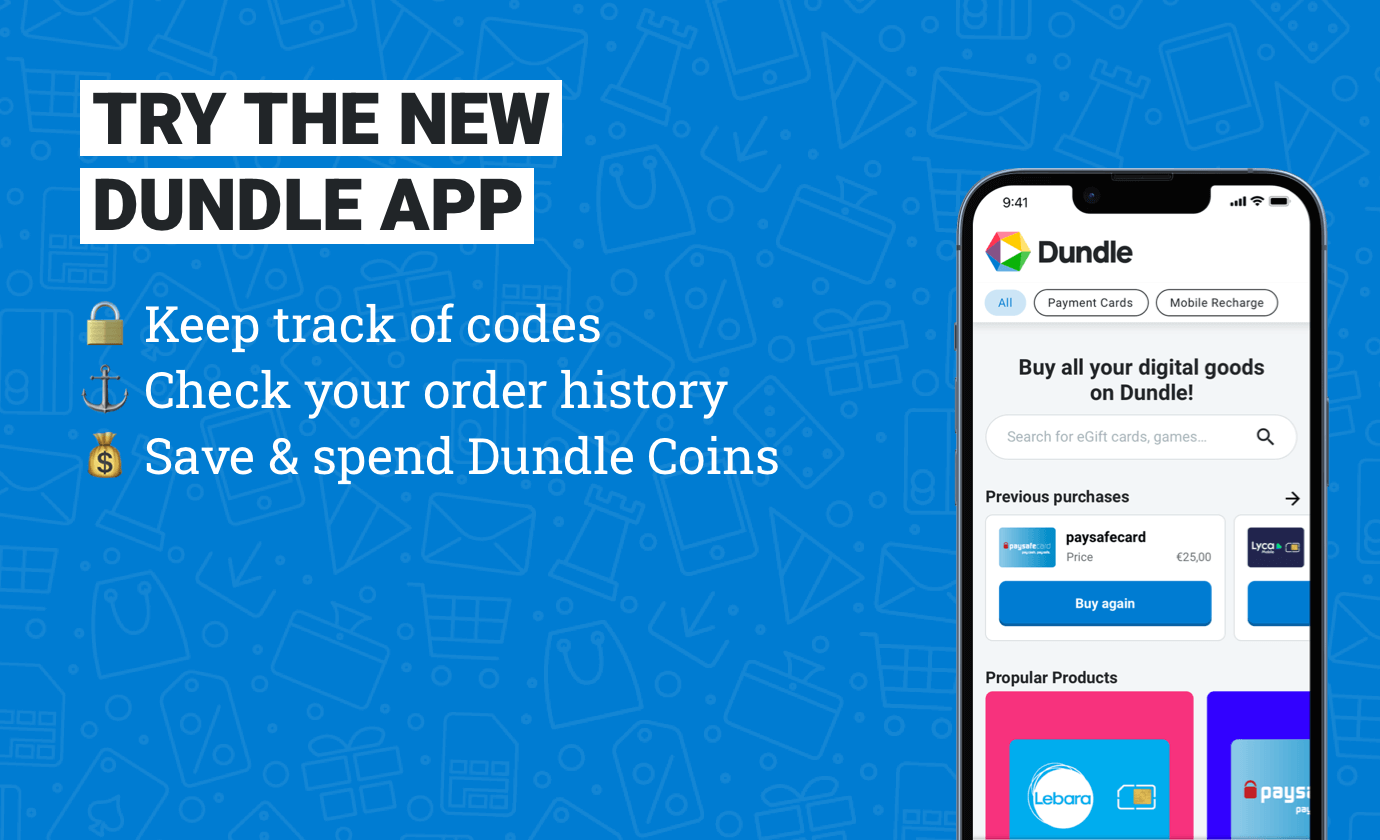 Dundle (US) | Buy Gift Cards Online, Prepaid Credit & More